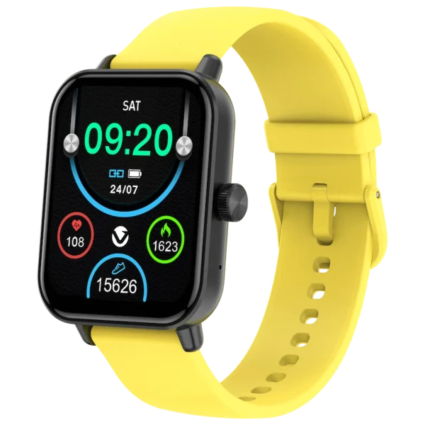 Volkano Chroma Series Smartwatch with Yellow Strap – Volkano