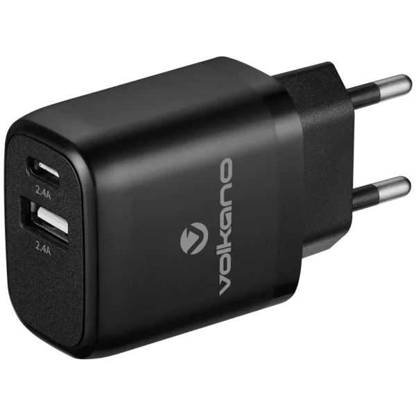 Volkano Volt-C Series 2a USB Wall Charger with USB Type-C Cable ...